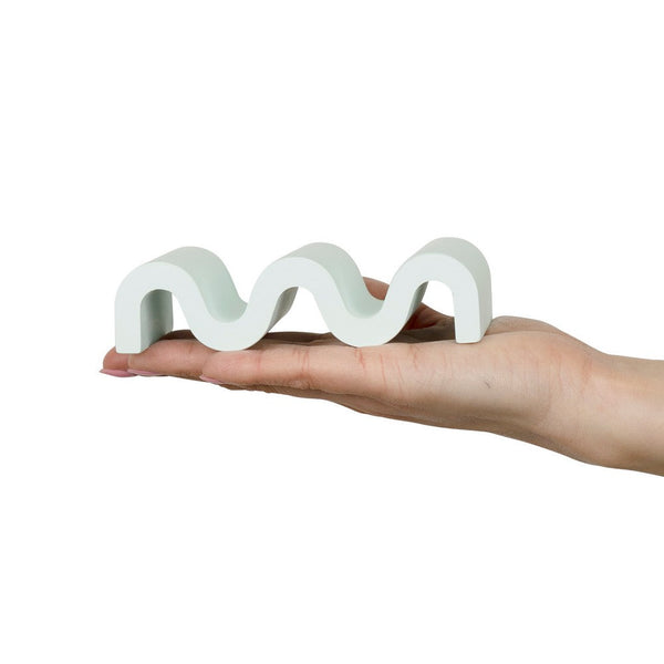 Wavy Tray Plaster Photography Styling Prop - Sprout Green | Hypop