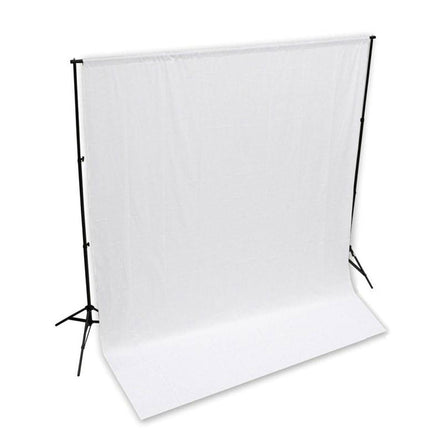 White 3m x 2.8m Cotton Muslin Studio Photography Video Backdrop – Hypop